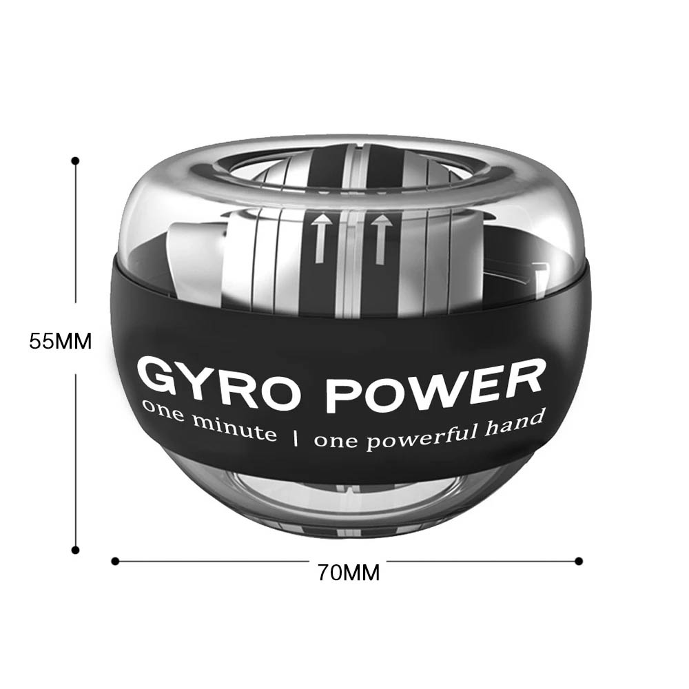 LED Gyroscopic Powerball Autostart Range Gyro Power Wrist Ball With ...